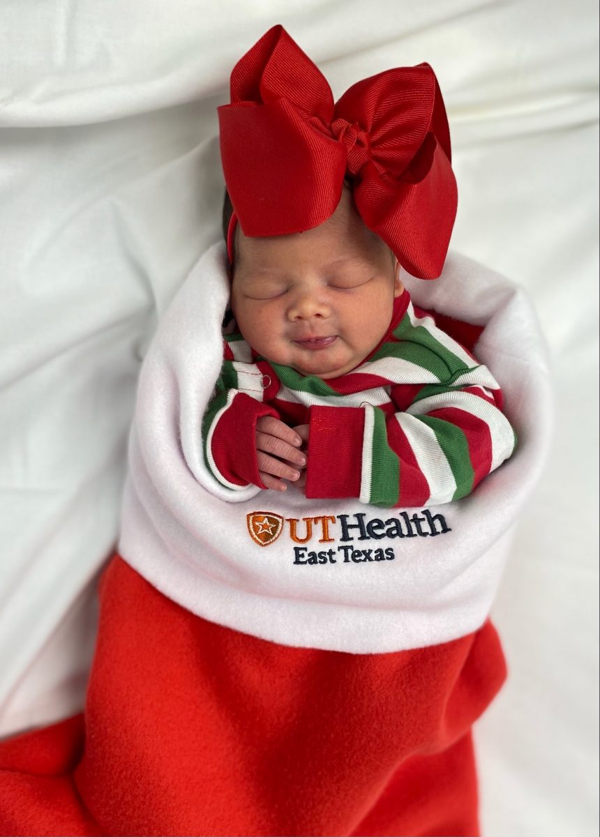 Babies born at UT Health East Texas receive special Christmas stocking ...