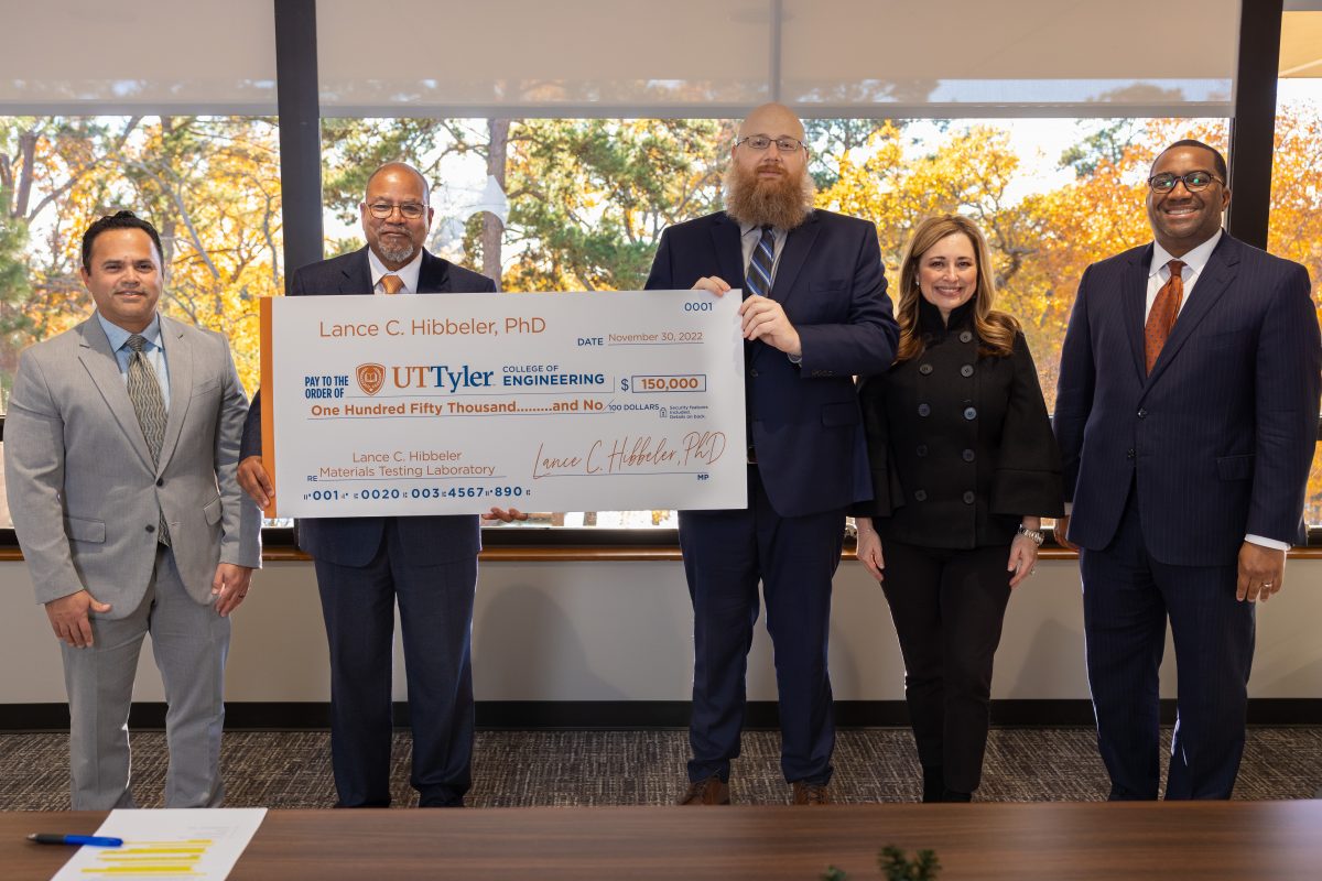 UT Tyler Receives $150,000 to Support Mechanical Engineering Majors ...