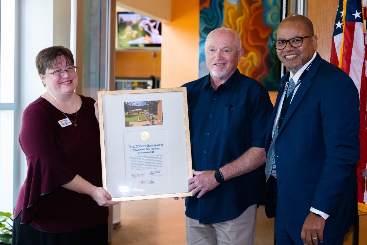 UT Tyler Establishes Scholarship Endowment to Benefit Palestine ...
