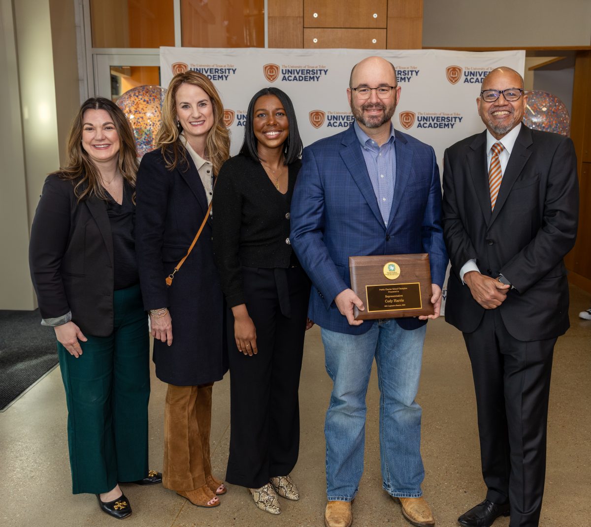 Rep. Cody Harris Recognized at UT Tyler University Academy in Palestine ...