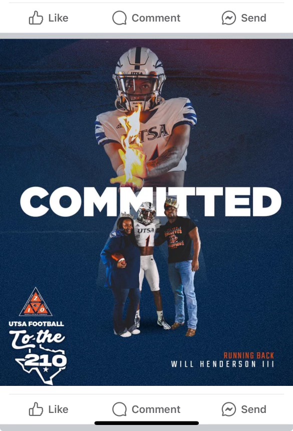 Will Henderson commits to UTSA – The Gilmer Mirror